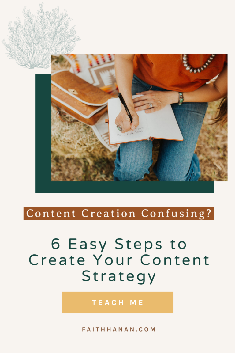Create Your Content Strategy in 6 Easy Steps - faithhanan.com