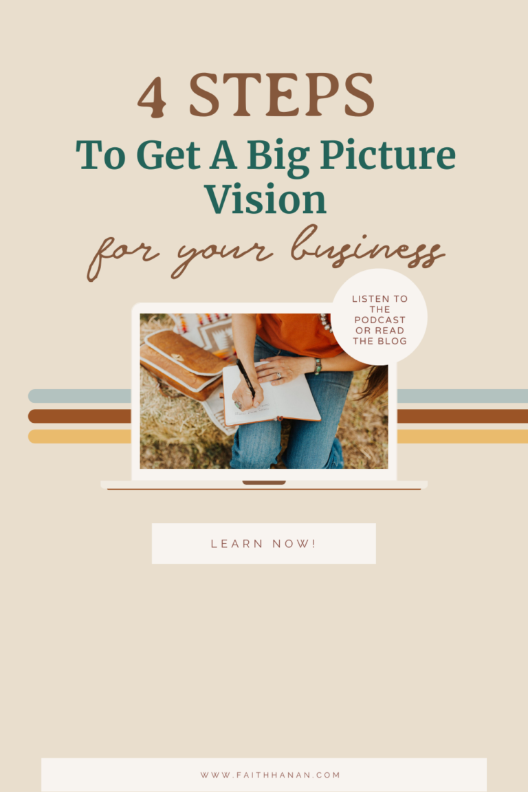 How to get a big picture vision for your business - faithhanan.com
